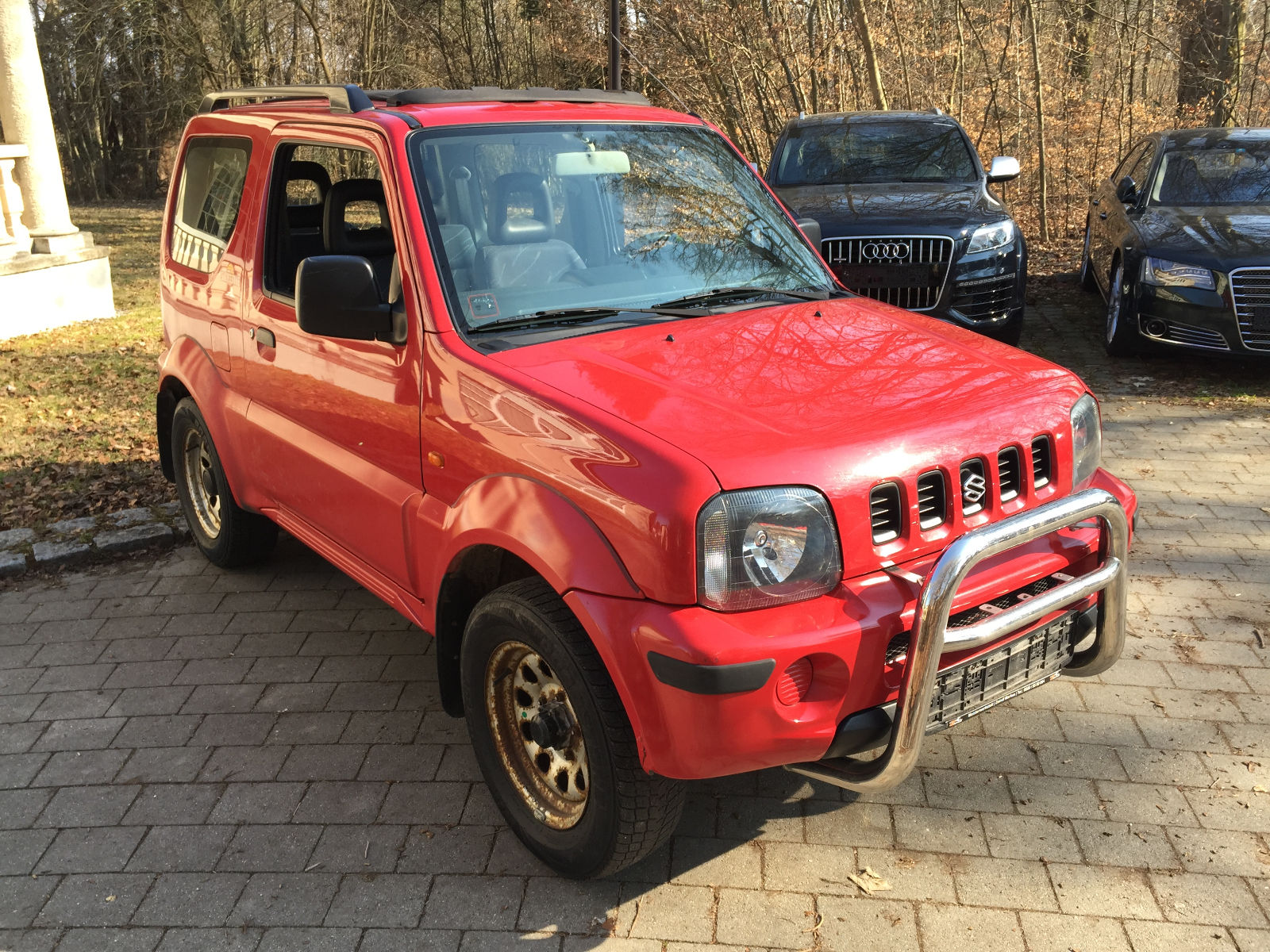File:Suzuki Jimny 3 front nudge bar, over 1st model front bumper - F01 ...